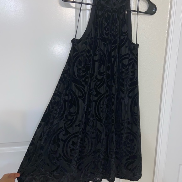 Francesca's Collections | Dresses | Francescas Black Soft High Neck ...